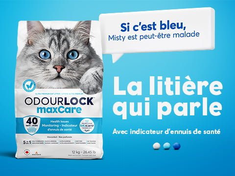 OdourLock maxCare - La litière qui parle | Odourlock